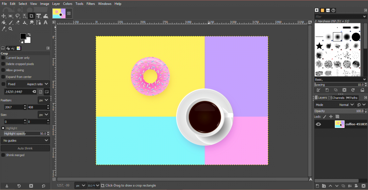 How To Cut Out an Image in Gimp & Photoshop