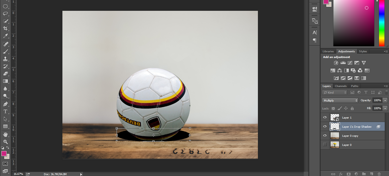 How To Create Drop Shadow In Photoshop | Clipping Path Action