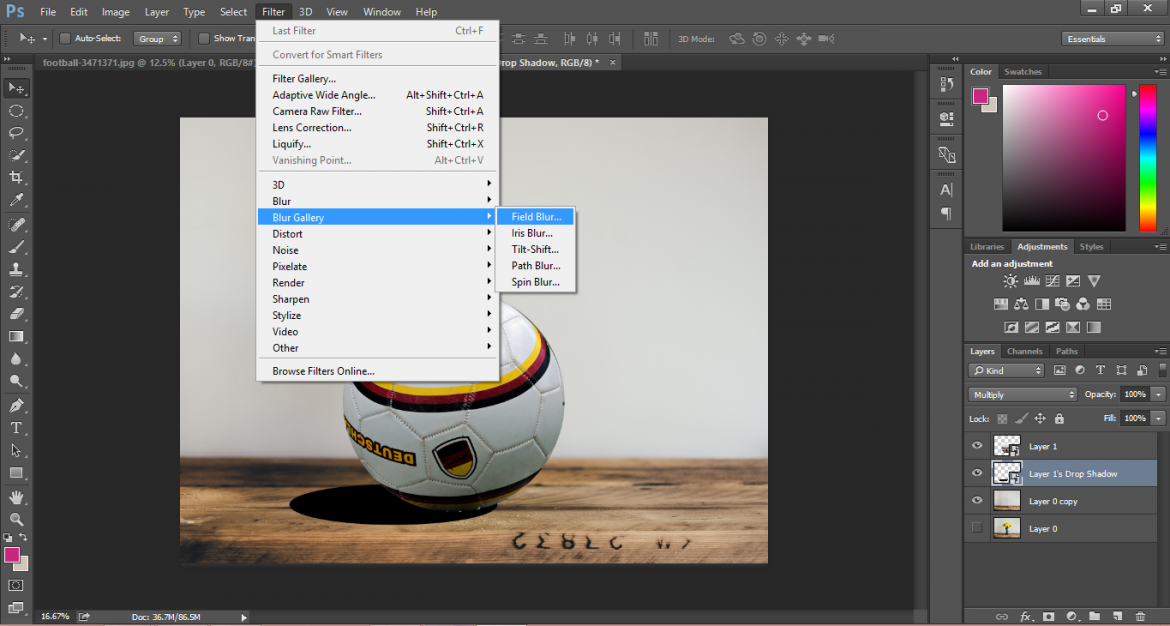 How To Create Drop Shadow In Photoshop | Clipping Path Action