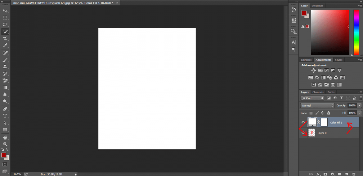 How To Change Background Color In Photoshop
